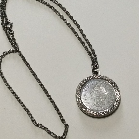 Jewelry | 1776 Coin Pendant Necklace | Poshmark